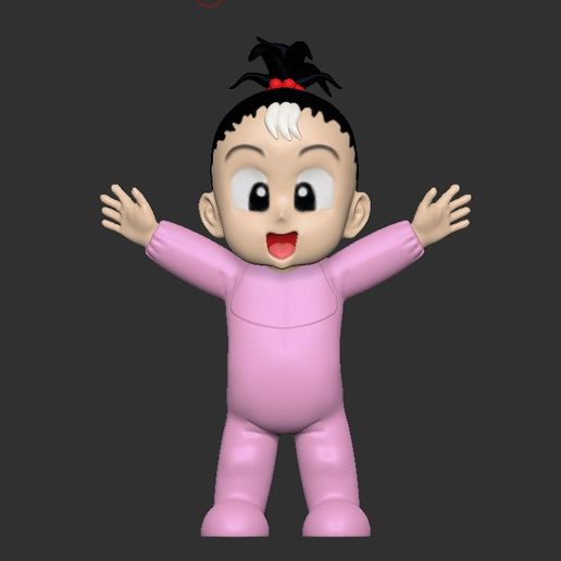 STL file PAN / DRAGON BALL/ PAN BEBE 🐉 ・3D print design to download・Cults