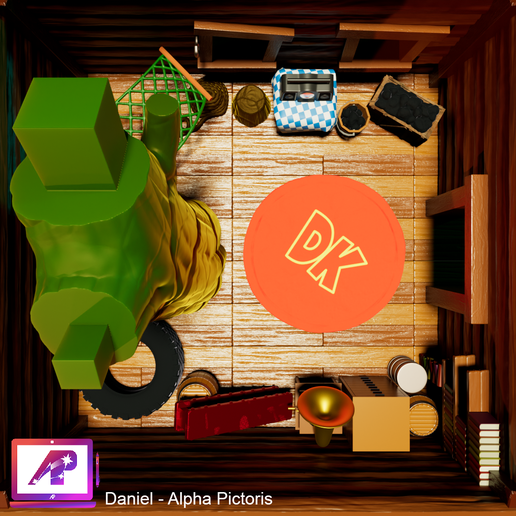 🏠 DK House from Donkey Kong 64・ 3D File for 3D printing・Cults