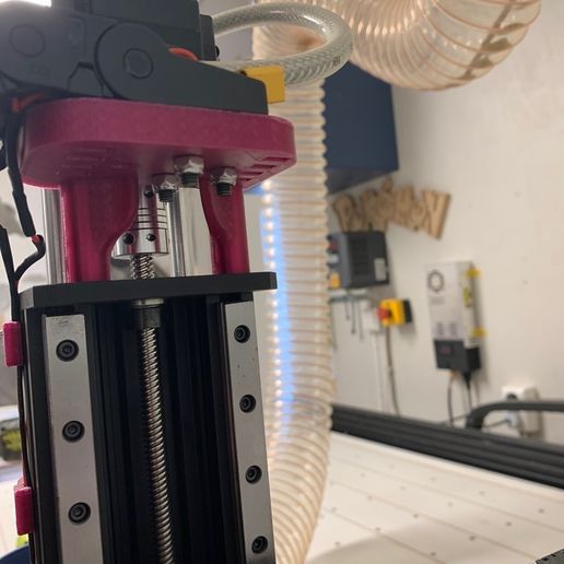 ⚙️ Workbee CNC Converting to MGM12 linear Rails・Free 3D File for CNC ...