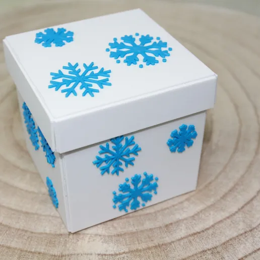 🌨️ Snow flakes box / Caja fla flakes de nieve・Free STL File for 3D ...