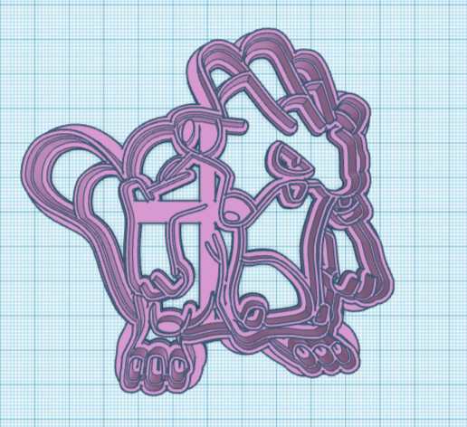 STL file Pokemon: Exploud Cookie Cutter 🐉 ・3D printing model to ...