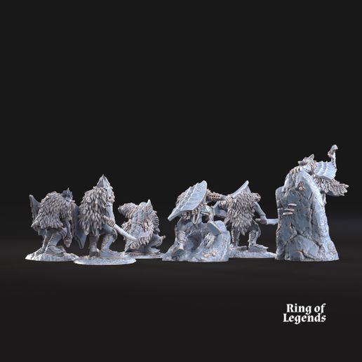 3D file 6x Beast Tamers | Goblins of the Cave | Ring of Legends 💍 ・3D ...