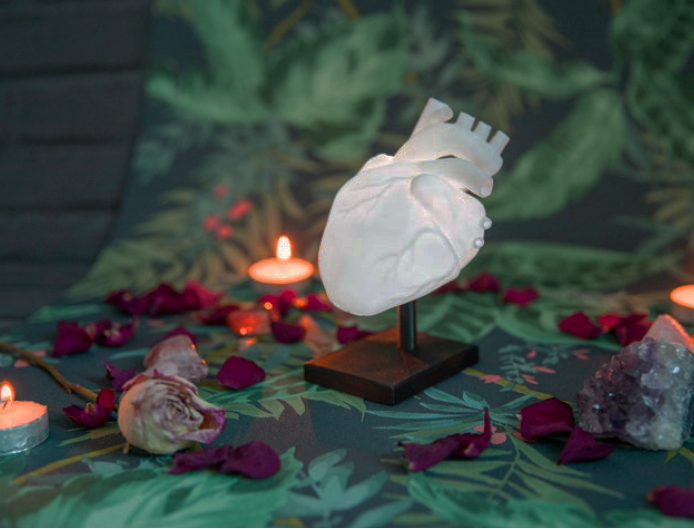 STL file Heart Lamp v2・Template to download and 3D print・Cults