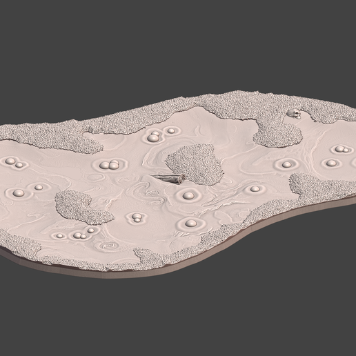 🎲 Shroudfall Terrain - Swamp・ STL File for 3D printing・Cults