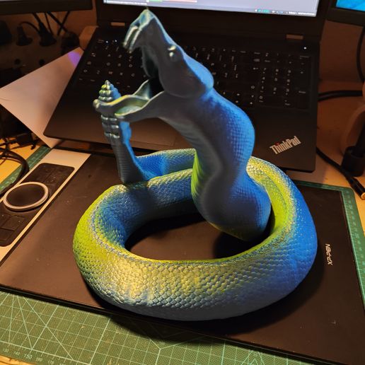 Bone Rattling Viper Dice Tower By Pretzel Prints, accesorios de dnd ...