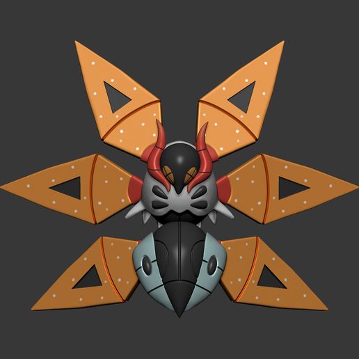 🐉 Pokemon - Iron Moth・ STL File for 3D printing・Cults