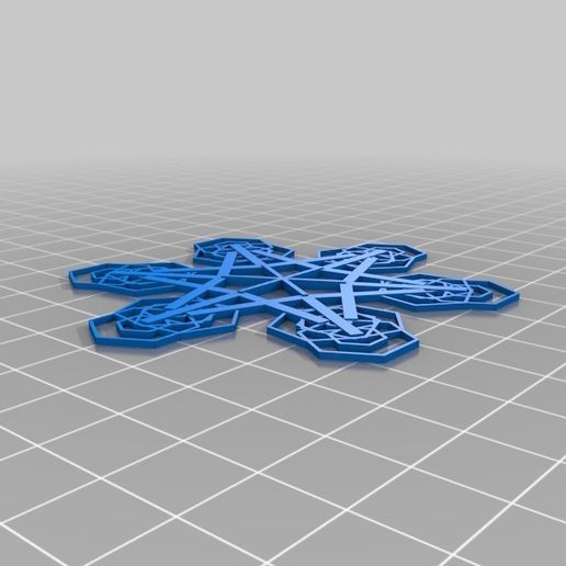 ️ Blizzard of Unique Snowflakes・Free 3D File for ・Cults