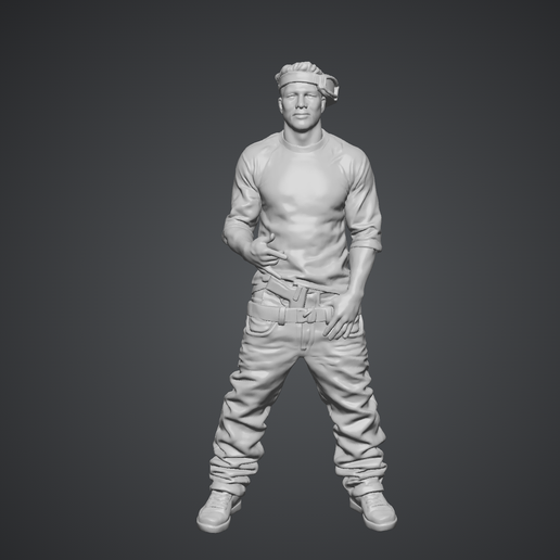 👾 Urban Streetwear Figure/Mr.chief・ STL File for 3D printing・Cults