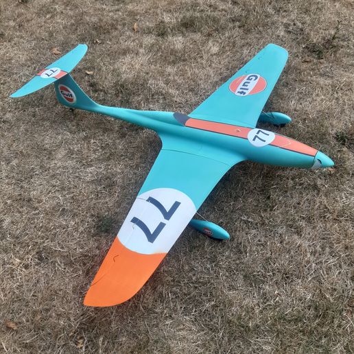 🛩️ Bullit RC plane・ 3D File for ・Cults