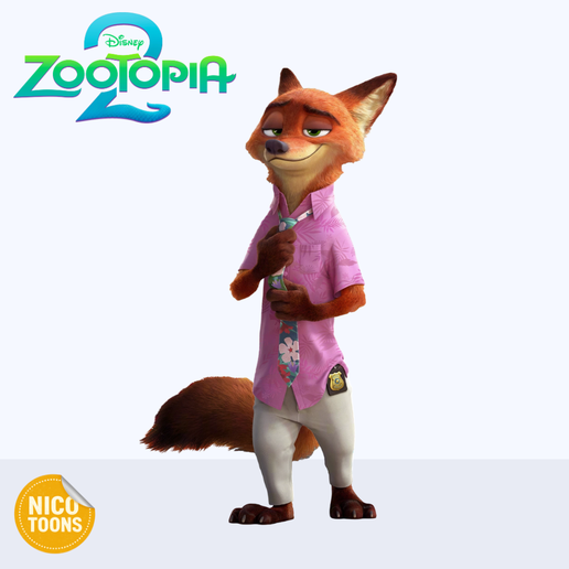👾 Nick Wilde - Zootopia 2・ STL File for 3D printing・Cults