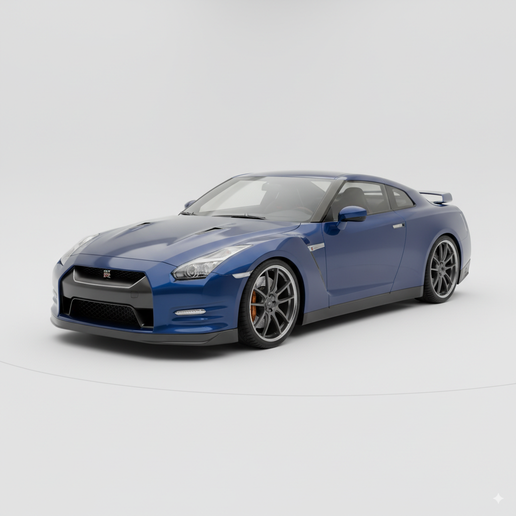 👽 Nissan GT-R R35 - Detailed 3D Model for Printing & Display・ STL File ...