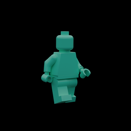 🦸 Lego Minifigure・Free OBJ File for 3D printing・Cults