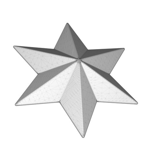STL file Christmas Star・3D printing template to download・Cults