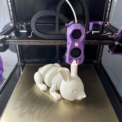 3D printable Articulated Bunny • made with Ender 3 v2・Cults