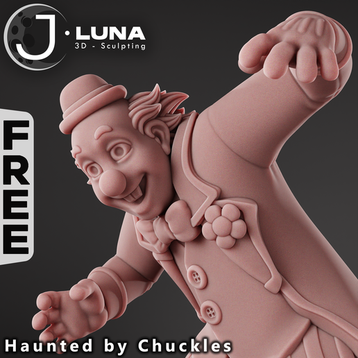 🤡 Chuckles the Clown・Free STL File for 3D printing・Cults