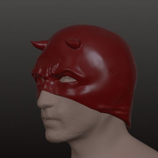 👽 Daredevil 2003 Ben Affleck Mask・ STL File for 3D printing・Cults