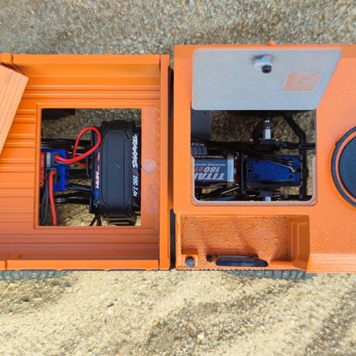 👶 Crawler Baby Cat 1 Cab - 1/18 TRX4M RC body・ 3D File for 3D printing ...