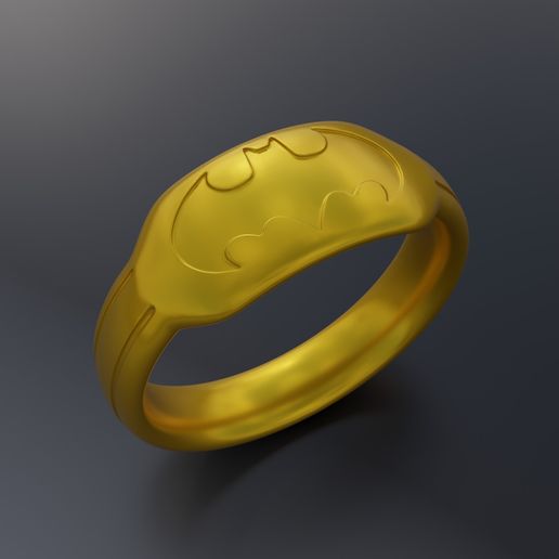 batman yellow ring