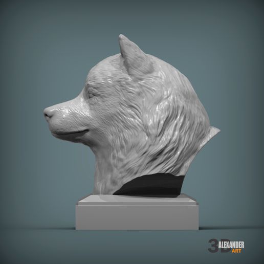 🐕 Samoyed dog 3D print model・ STL File for 3D printing・Cults