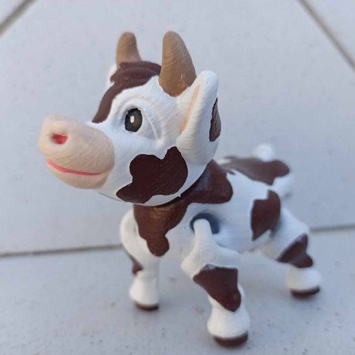 3D printer ArtFlex Flexi Cow STL and 3MF • made with Anet A8・Cults