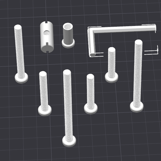 🔩 Bolt kit for Droid Division Battle Droid・ STL File for 3D printing・Cults