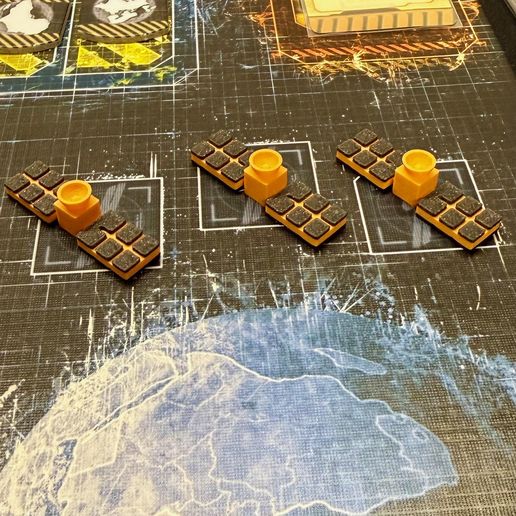 ♟ XCOM Deluxe Game Tokens (8 Satellites and Beakers)・ 3D File for 3D ...