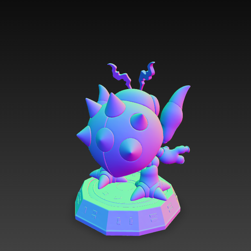 🐉 Tentomon digimon・ STL File for 3D printing・Cults