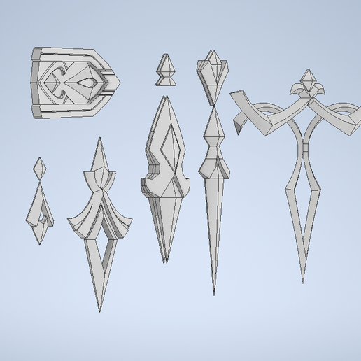 STL file Genshin Impact - Clorinde Cape Accessories 🎭 ・3D print model ...