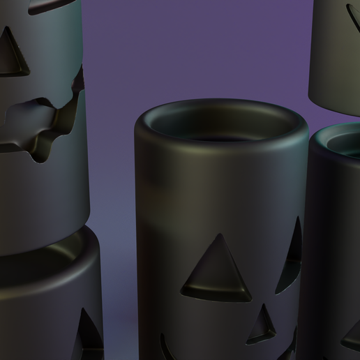 🎃 Halloween candle molds・ STL File for ・Cults