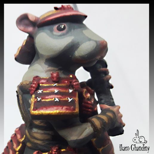 3D printer Minis4rol: Samurai rat • made with Ender 3 v2・Cults