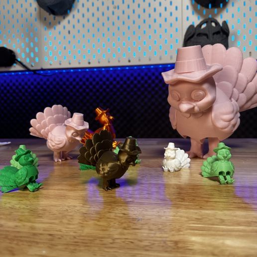 🦃 Thanksgiving Turkey・ STL File for 3D printing・Cults