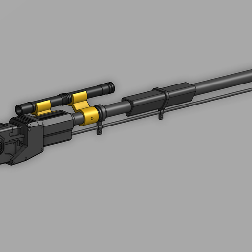 Mandalorian Pulse Rifle/Amban・ STL File for 3D printing・Cults