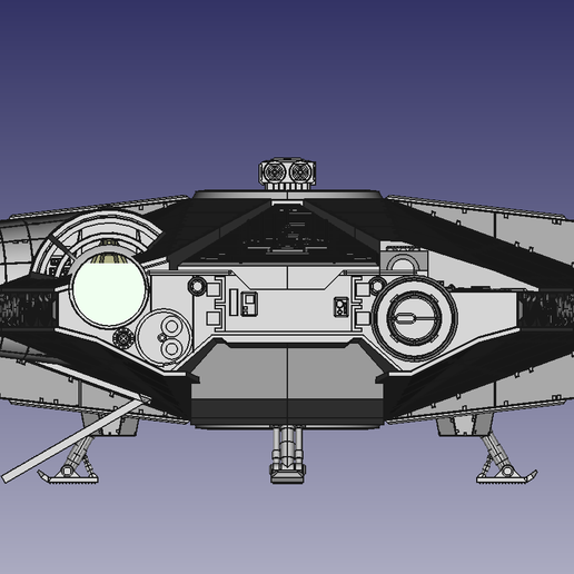 🚢 Fondor HaulCraft 3.75" figure toy ship・ 3D File for 3D printing・Cults
