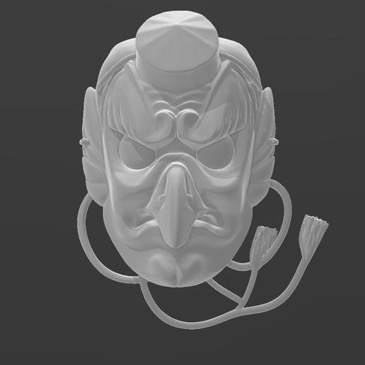 STL file Bird Tengu Mask 🐦 ・3D print model to download・Cults