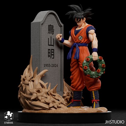 Файл STL Goku Tumba de Toriyama 🐉 ・Шаблон для загрузки и 3D-печати・Cults