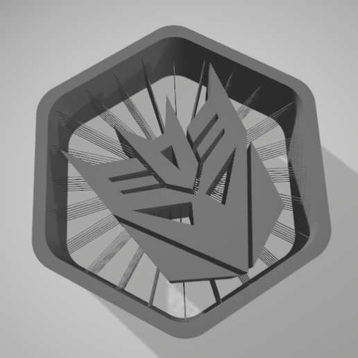 STL file Decepticons Transformers Logo Emblem String Art 🤖 ・3D print ...