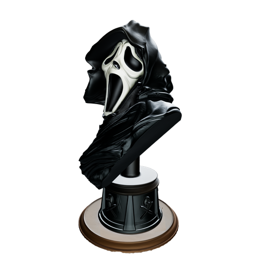 👤 Scream Ghostface Horror Bust Statue prop figure・ STL File for 3D ...