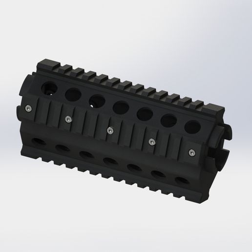 🔫 M4 HANDGUARD MOD - 003 (AIRSOFT) - Improve original handguard m4 colt ...