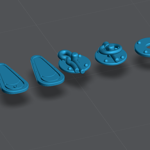 🚗 1/24 Hood Pins・ 3D File for 3D printing・Cults