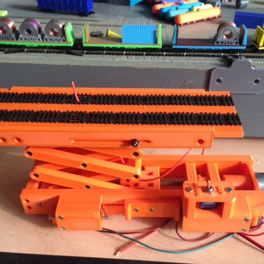 🧑‍🔧 Scissor Lift - Motor and Limit Switches or Manual Crank・ STL File ...