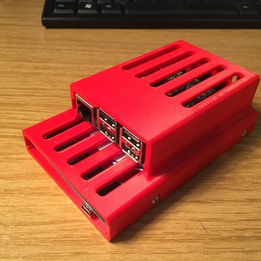 Free 3D file Raspberry Pi with HDD sleeve 🔌 ・3D printer model to ...
