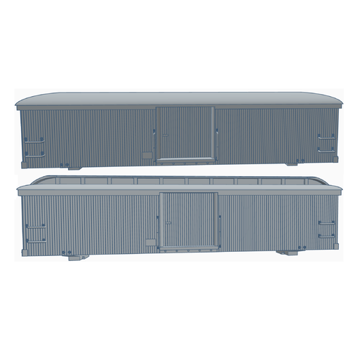🚆 Early Trolley Freight Cars・ STL File for 3D printing・Cults