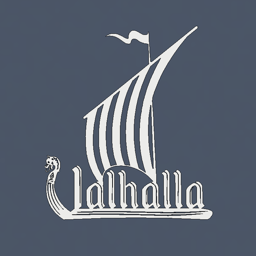 🖼️ valhalla sign・Free 3D File for ・Cults