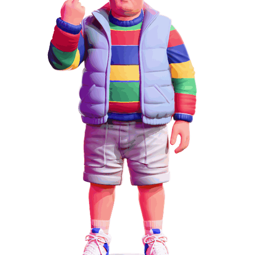 👾 derek stranger things・Fichier STL pour Impression 3D・Cults