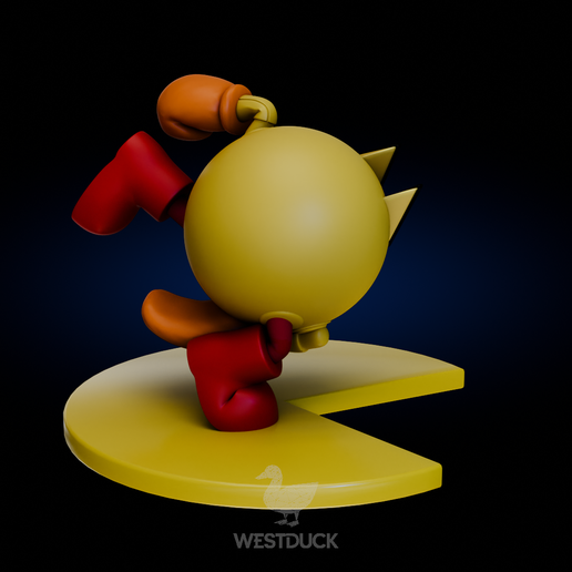 STL file Pac-man 🕹️ ・3D printer design to download・Cults