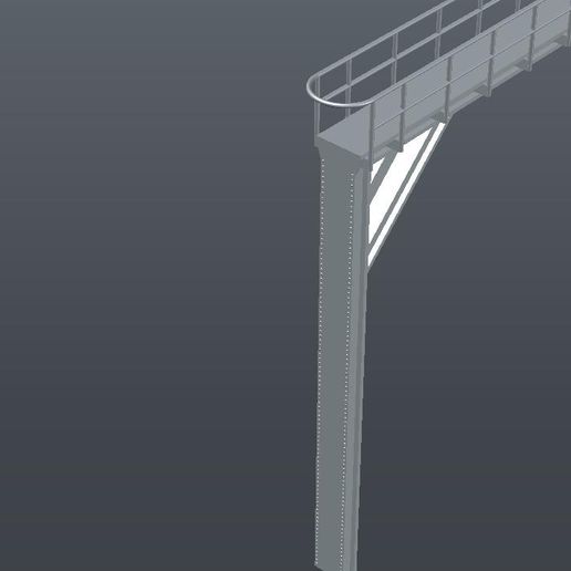 🌉 HO Southern Signal Bridge・ STL File for 3D printing・Cults
