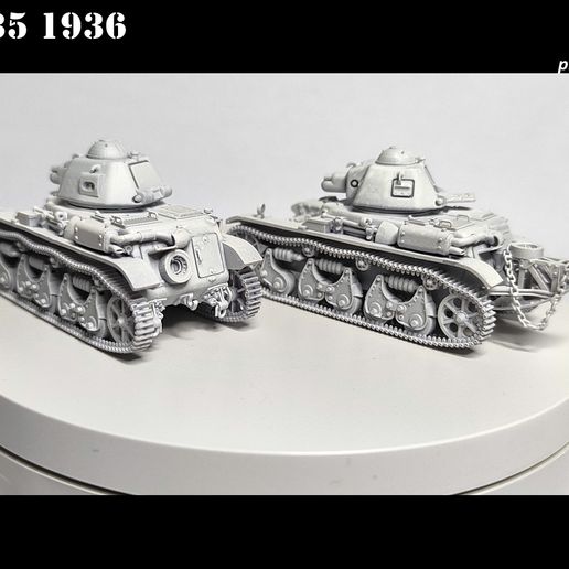 🦸 Renault R35・ STL File for 3D printing・Cults