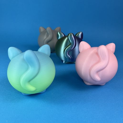 Clicker Cat Fidget No Stress 🐱, Clicky Toy Fun! ・ STL File for 3D ...