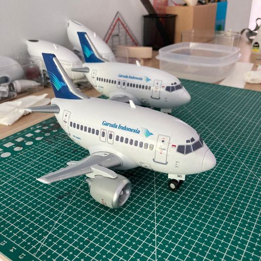 🛩️ Mini Plane - Boeing 737-400 Classic・ 3D File for 3D printing・Cults