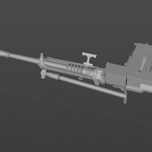 🤌 Italian Breda Mod.30 machine gun digital model material・ OBJ File for ...